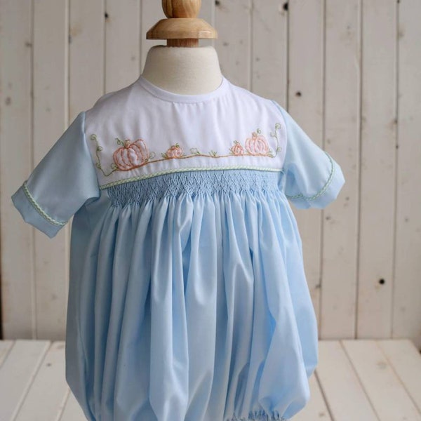 Smocked Fall Baby Outfit - Etsy