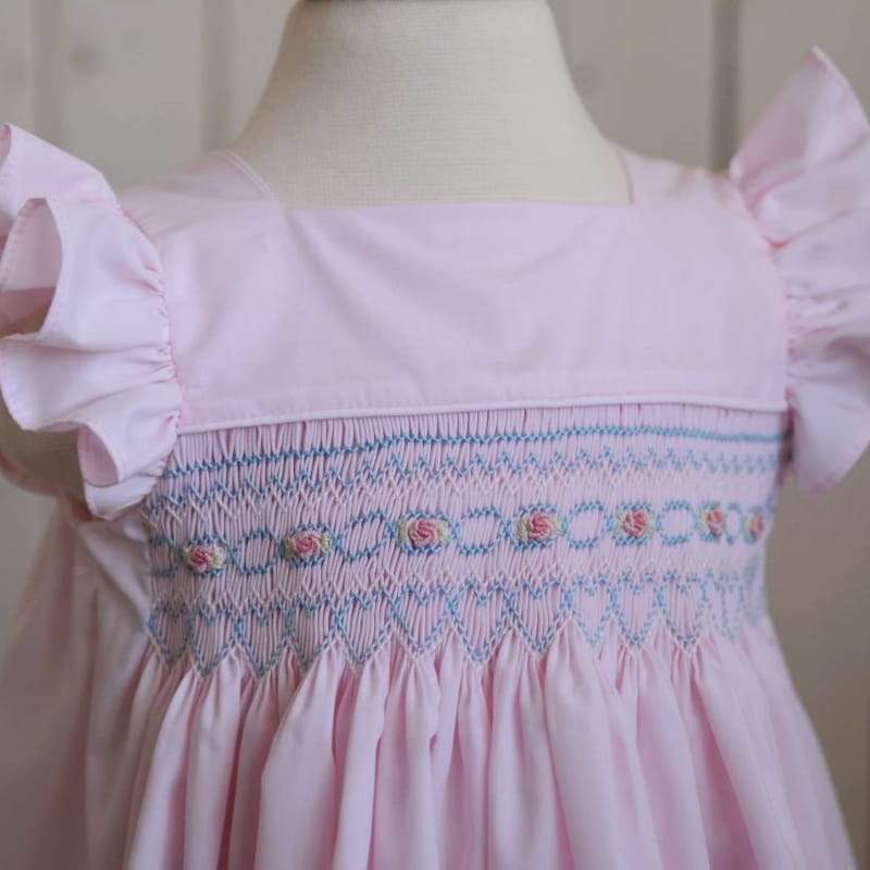 Girl Smocked Dress - Etsy
