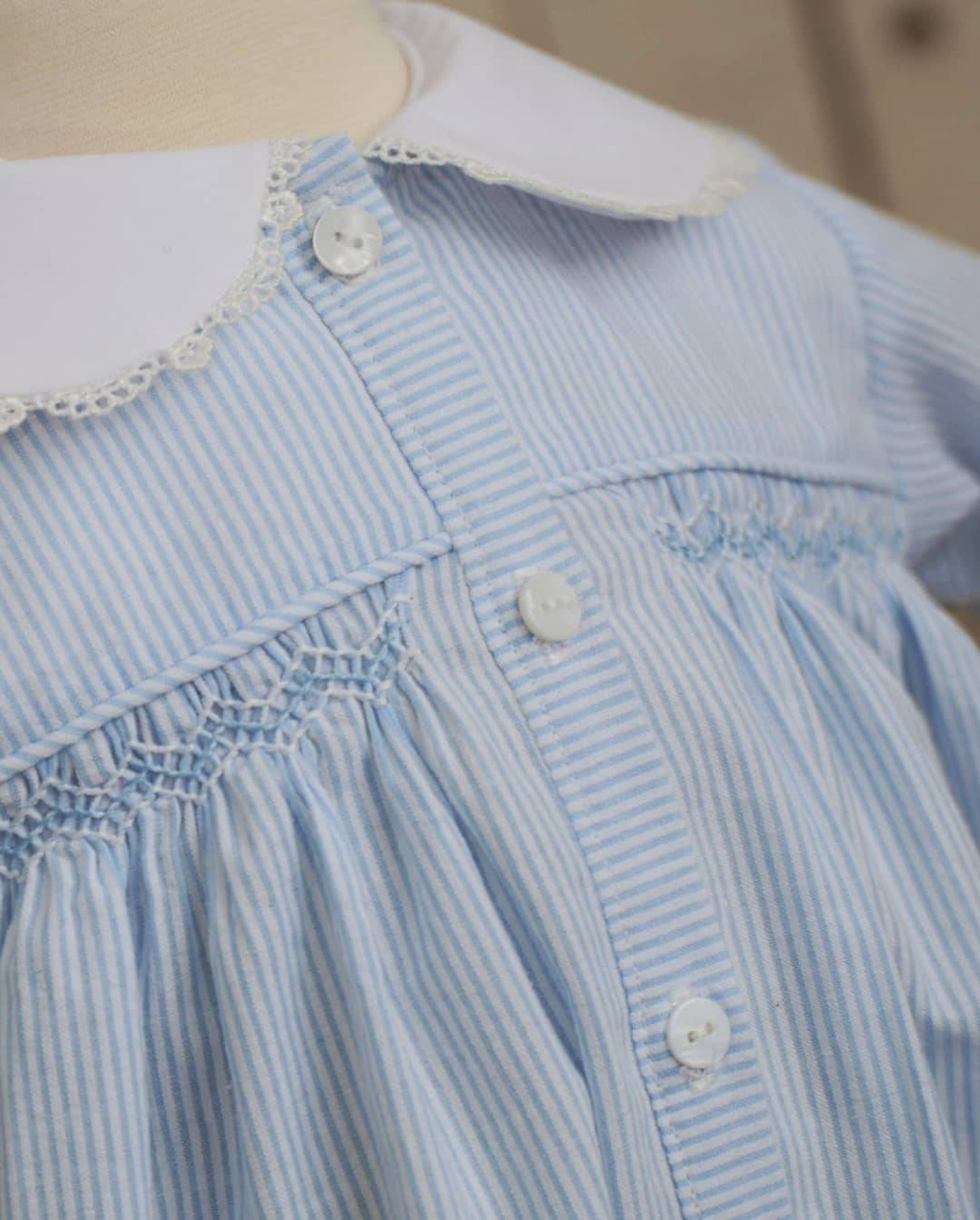 Boys Bubblesuit. Blue Stripe Bubblesuit. Button-front Romper. - Etsy