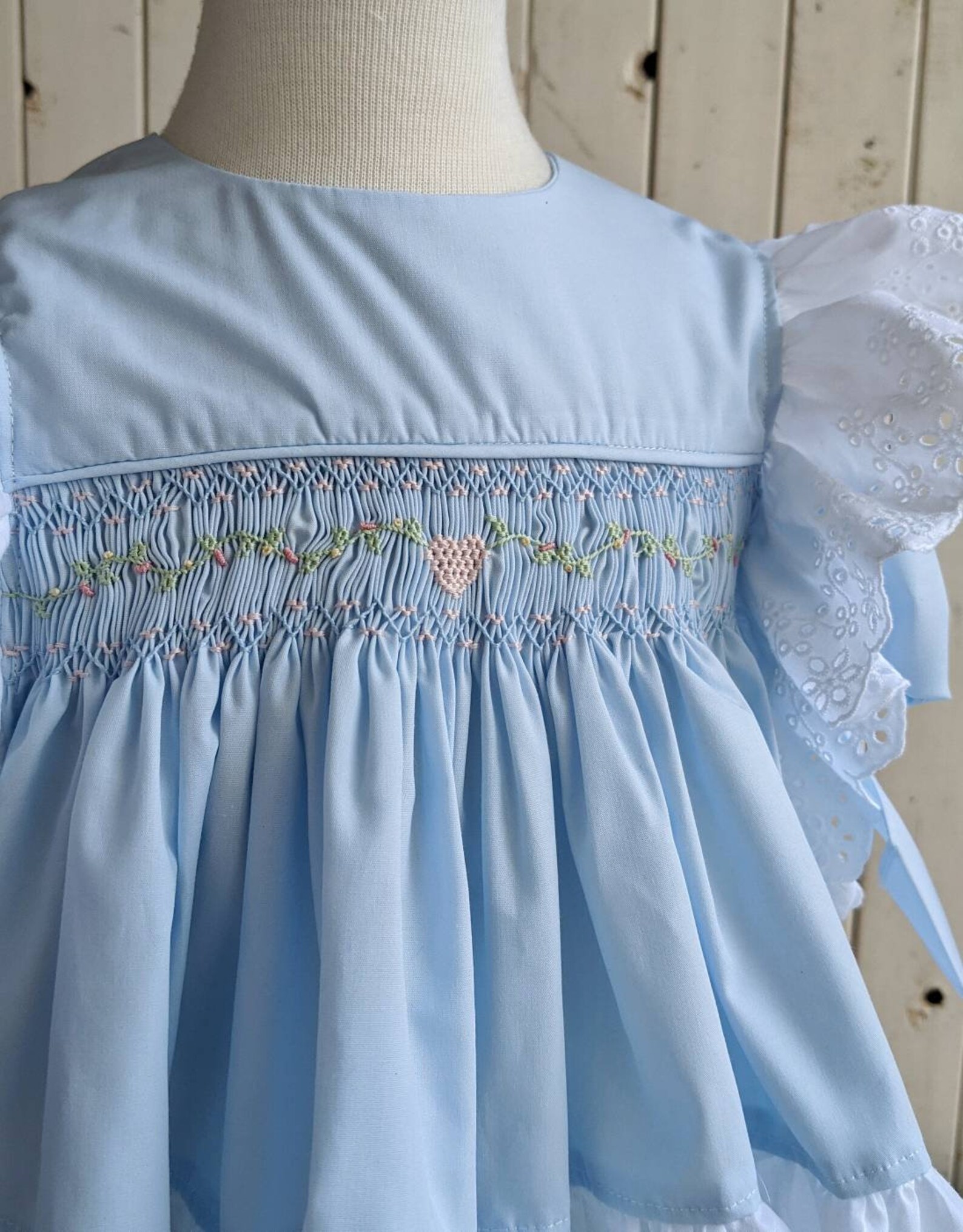 Baby Girl Pinafore. Pinafore With Ruffled Bloomers. Smocked - Etsy
