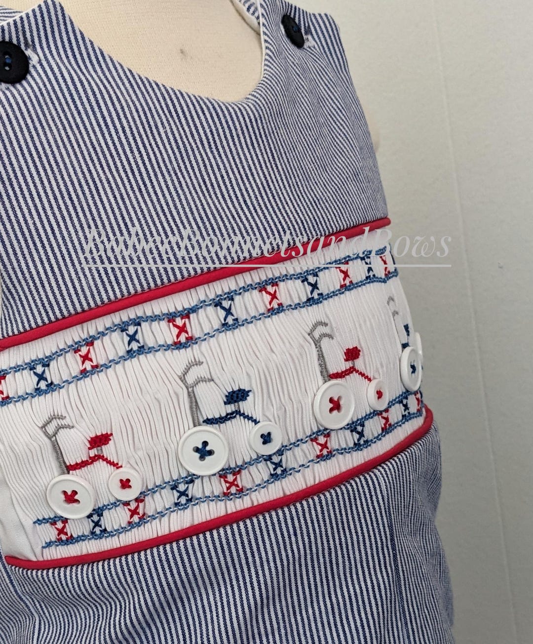 CLEARANCE SALE!! Boys Jon Jon. Smocked Jon Jon. Smocked Tricycles. Red ...