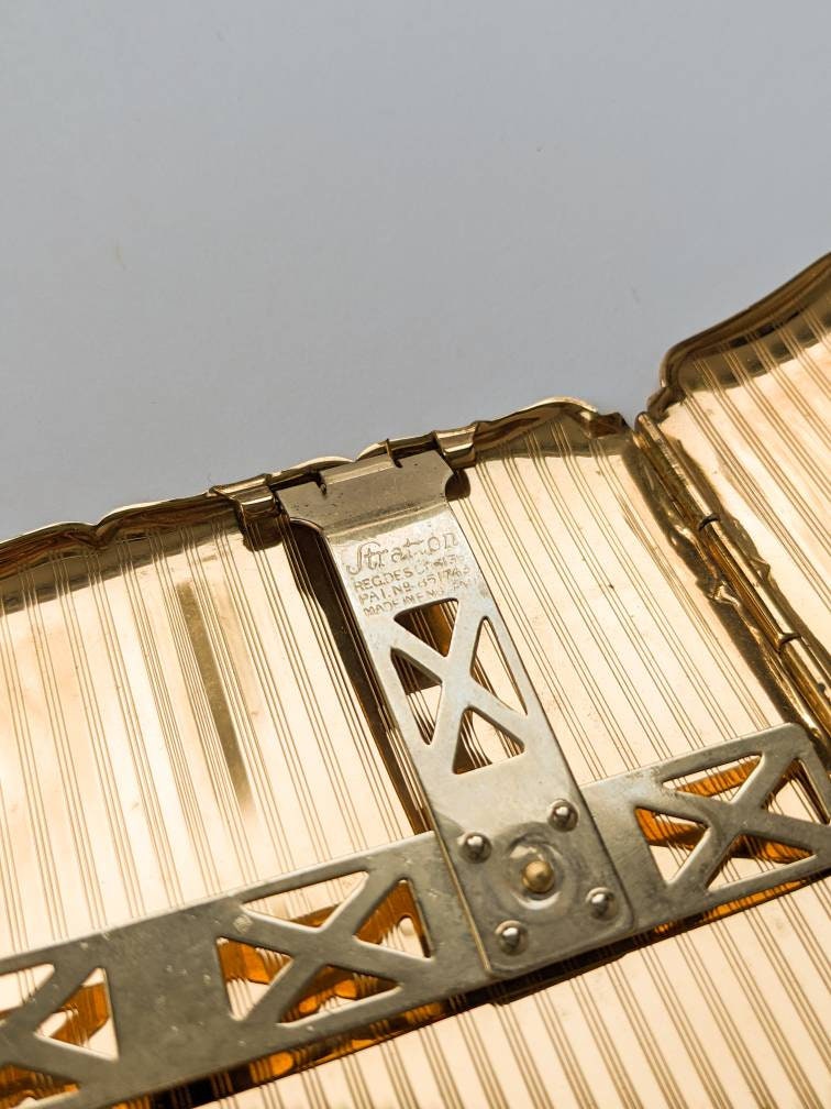 1950s Stratton Metal Cigarette Case With Swans on Blue Enamel | Etsy