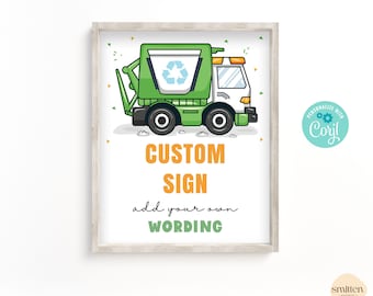 GARBAGE MAN Street Sign Trash Truck Signs Funny Gift - Etsy