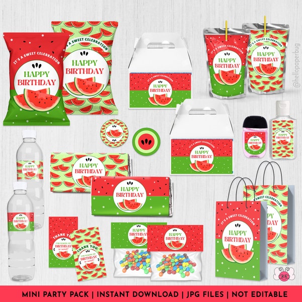 Watermelon Party Decorations - Etsy