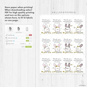 Printable Some Bunny Birthday Favor Tags, Flower Rabbit Party Gift Tags ...