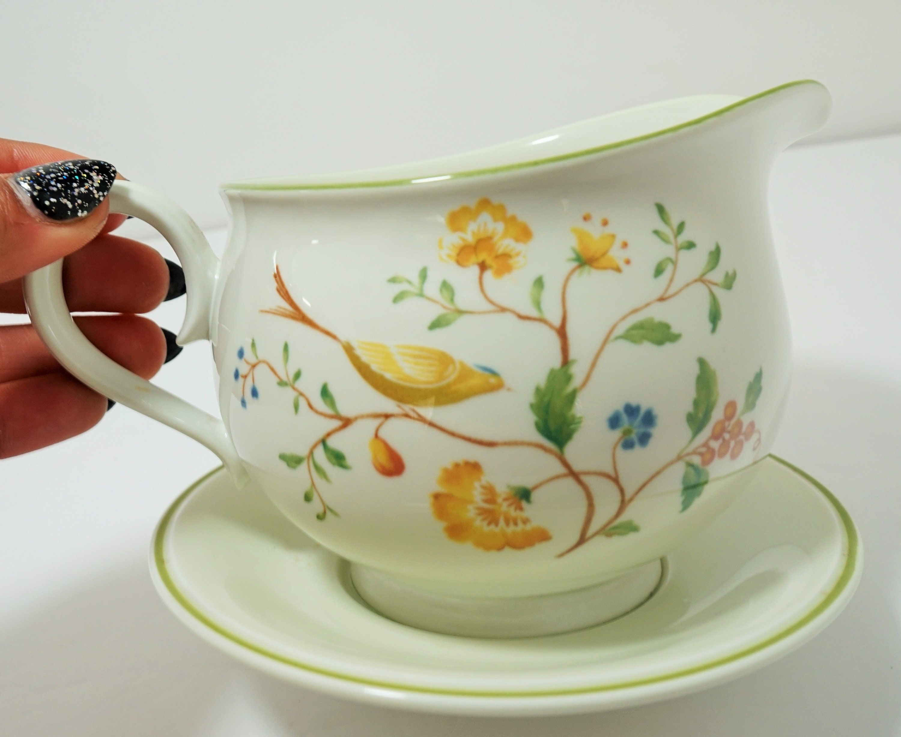 Vintage Versatone Noritake Lineage Pattern Attached Plate | Etsy