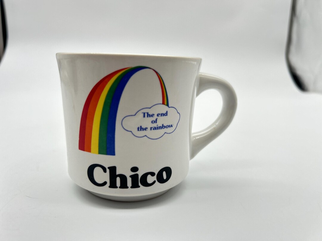 Vintage 80s Chico the End of the Rainbow Souvenir Cloud Mug Coffee Tea ...
