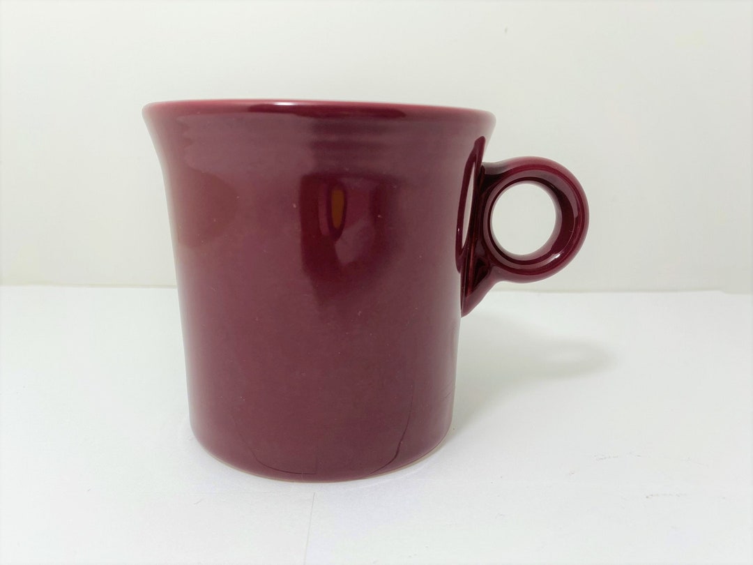 Fiesta Ring Handle Mug Fiestaware Coffee Cup USA Red Scarlet Cinnabar ...