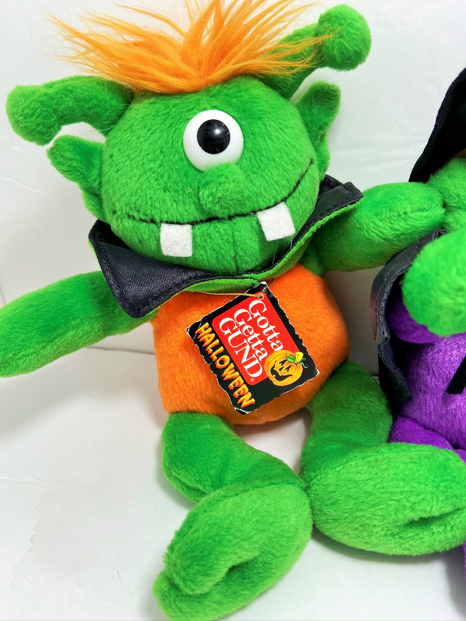 3 Gotta Getta Gund halloween Howlers vampire witch cyclops | Etsy