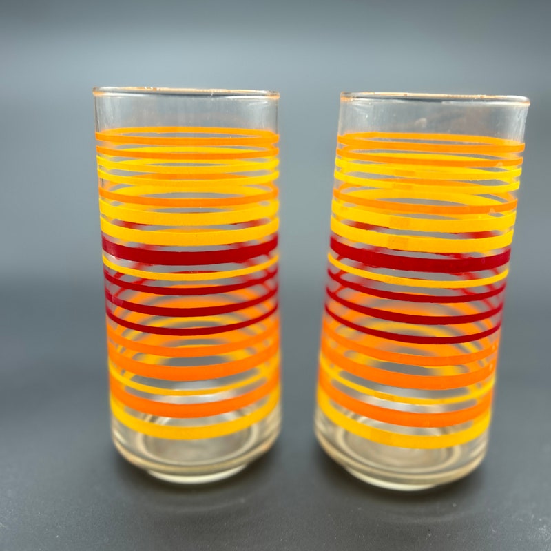 Striped Glasses - Etsy