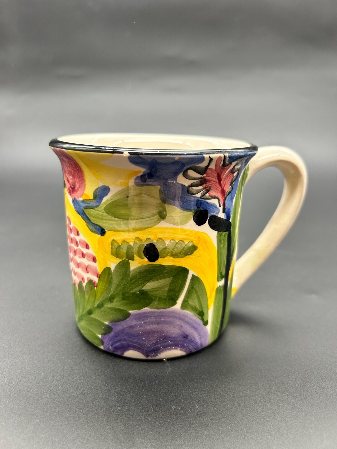Favanol MARTINIQUE Coffee Mug, Hand Painted in Portugal - Etsy