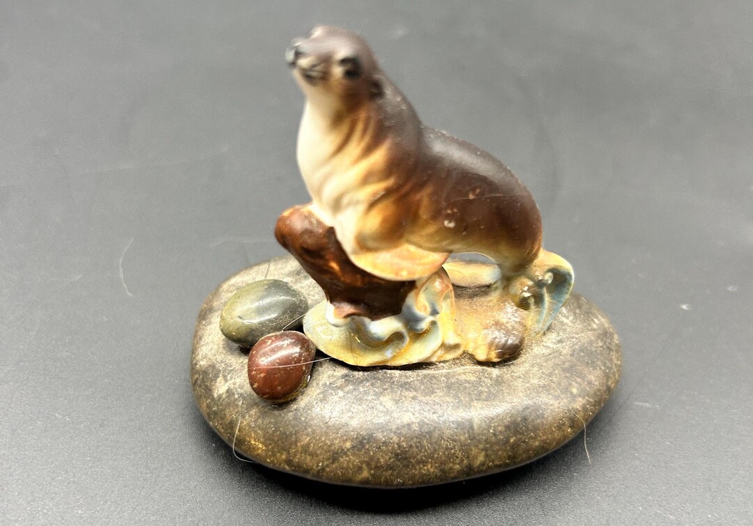 Vintage Ceramic Sea Lion Figurine: La Jolla Souvenir - Etsy