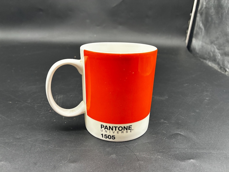 Pantone Coffee Mug - 1505 Factory Second 2010 Orange - Etsy