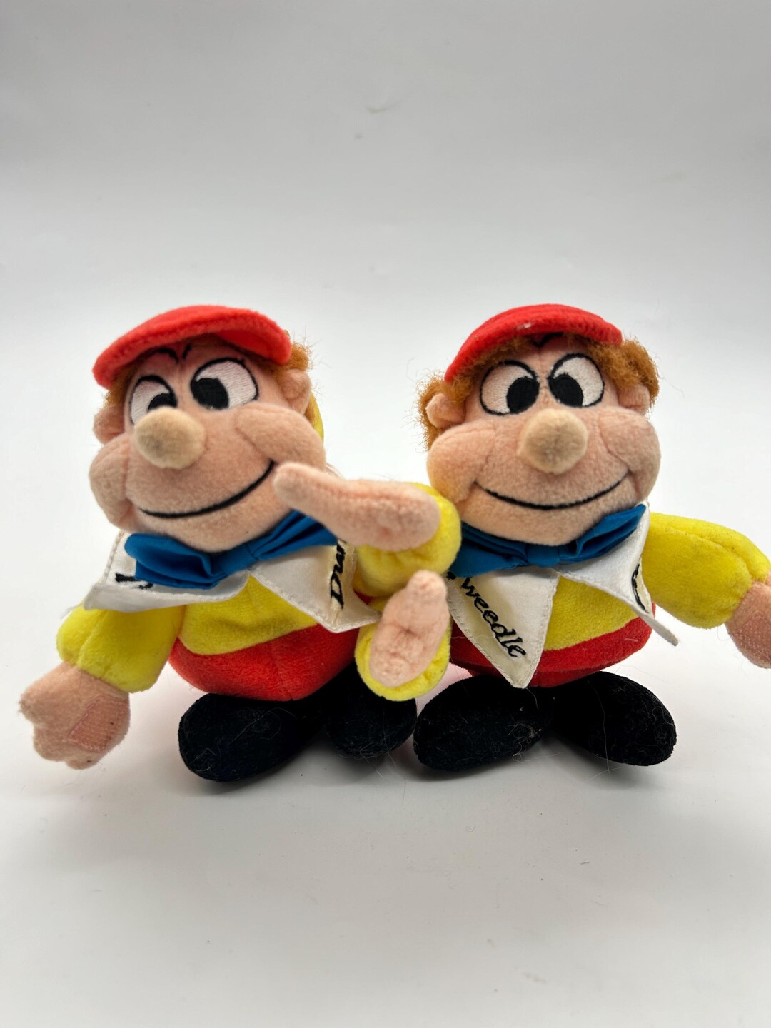 Vintage Disney World Alice in Wonderland Plush Tweedle Dee & Tweedle ...