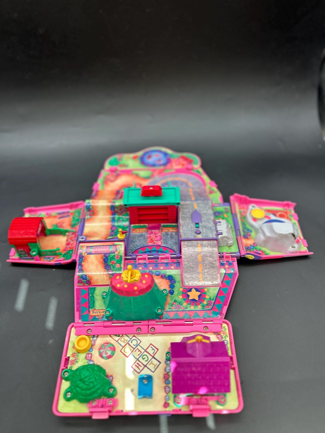 Vintage 1995 Pound Puppies Fold Out Bus Van Circus Playground Galoob - Etsy