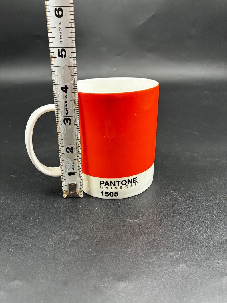Pantone Coffee Mug - 1505 Factory Second 2010 Orange - Etsy