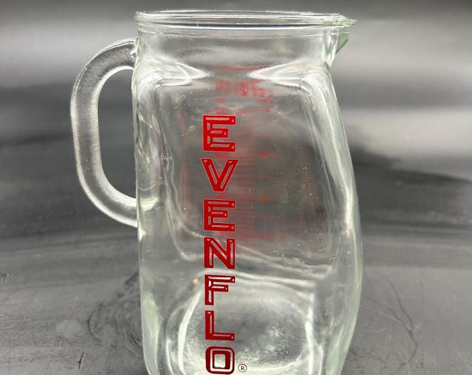 Vintage Evenflo Glass Baby Formula Milk Jug Measuring Pitcher 4 Cup USA ...