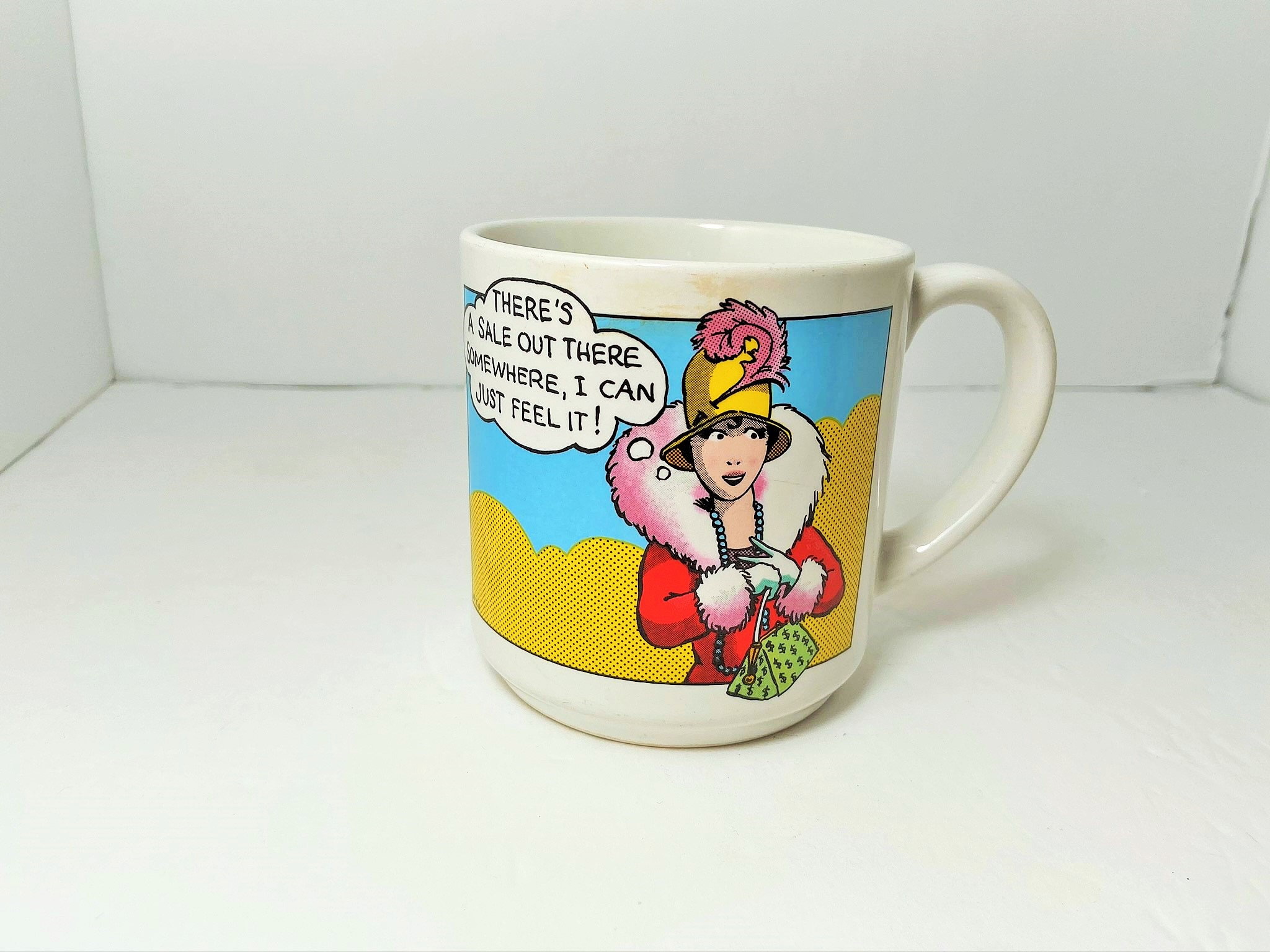 Vintage Carlton Cards Cartoon Humorous Comic Book Mug - Etsy