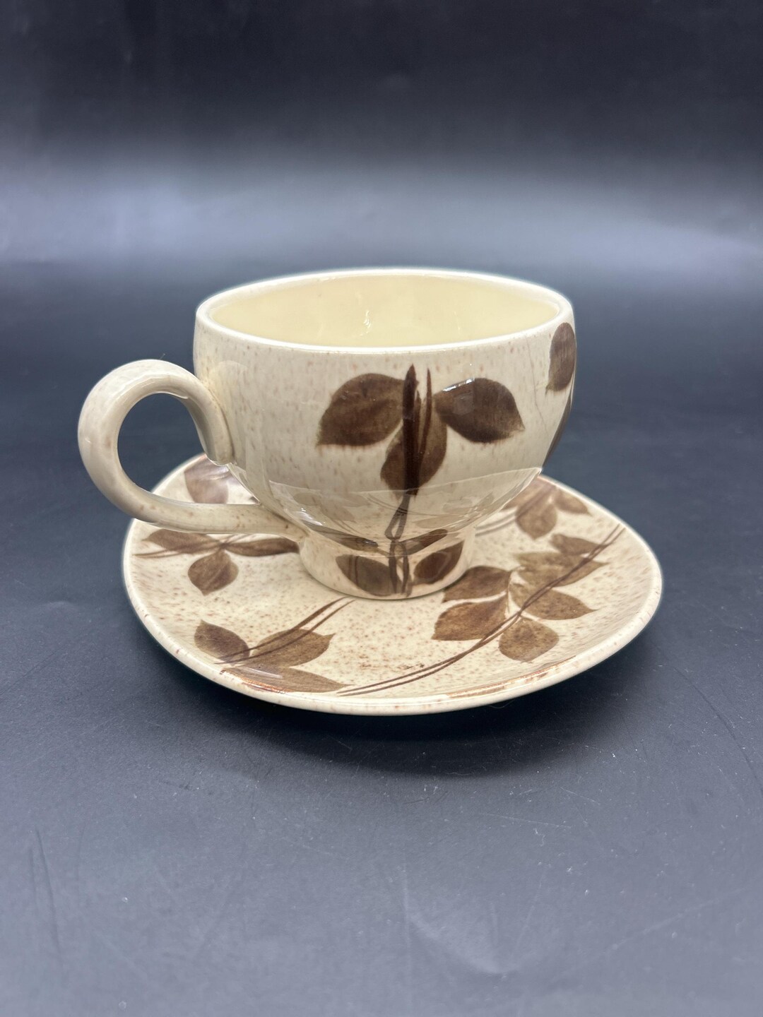 Red Wing Pottery Tampico Watermelon Coffee Cup & Saucer USA - Etsy