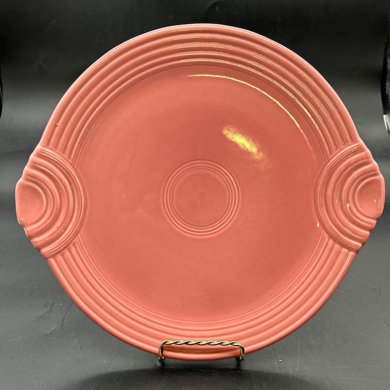 Fiesta Cake Plate - Etsy