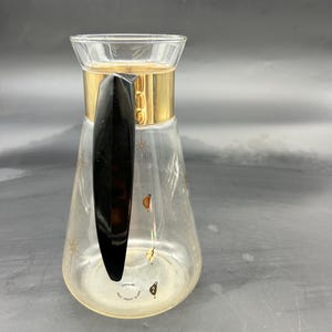 Vtg Mid Century Modern Corning Ware Gold Atomic Starburst Star Coffee ...