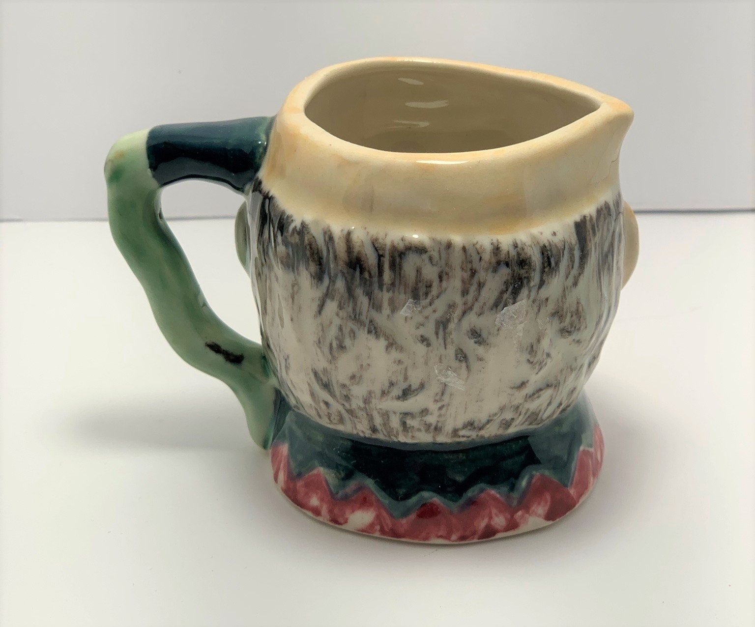 Vintage Funny Occupied Japan Man Head Mug Bald Toby Mug Hand - Etsy