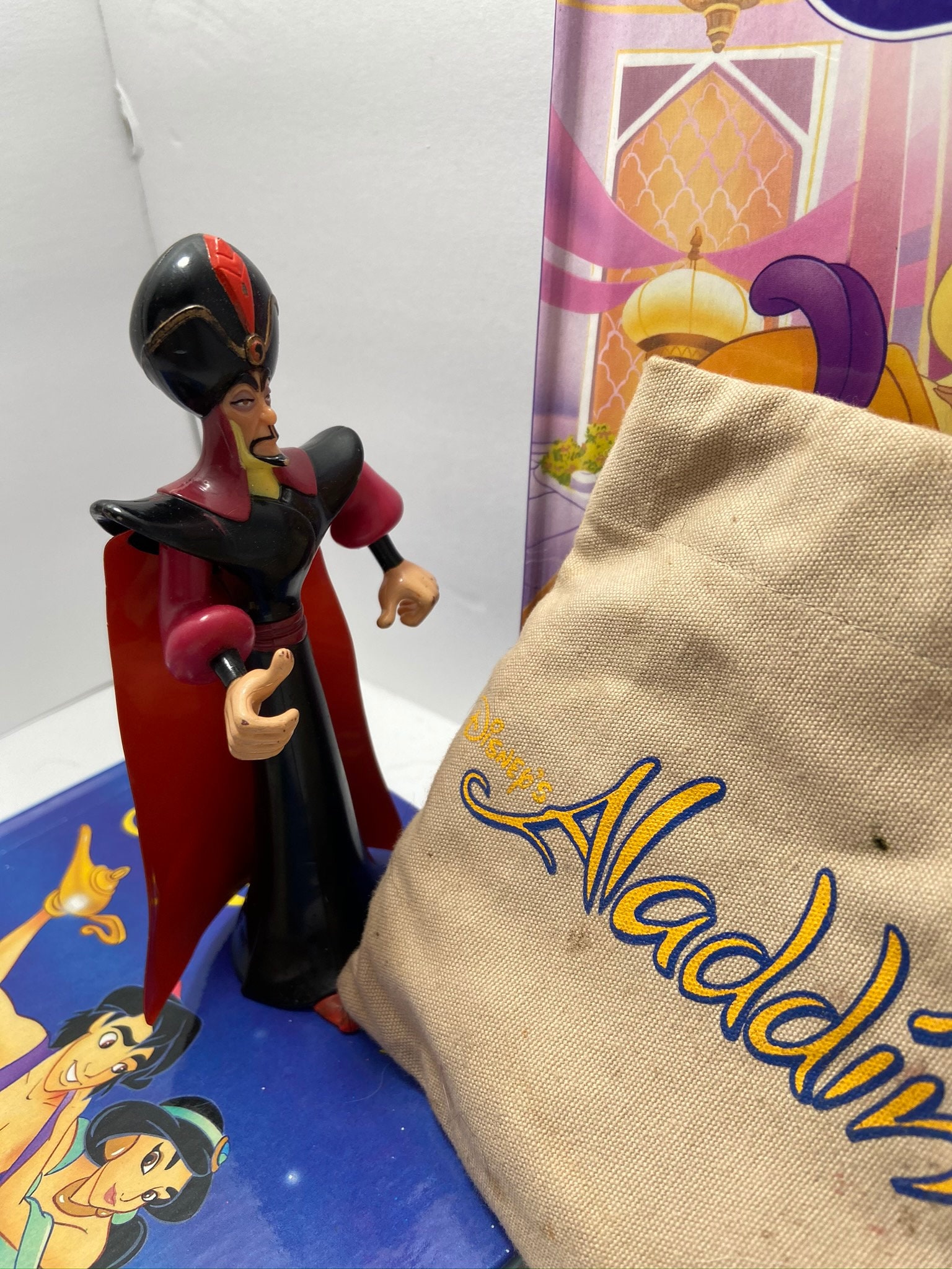 Vintage Lot of 4 Pcs Disney's Aladdin Books and Jafar | Etsy