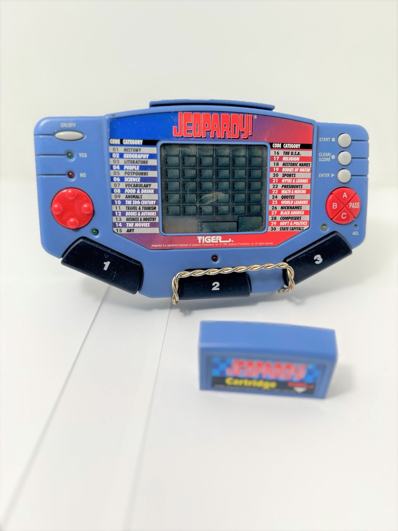 Tiger Electronics Handheld Jeopardy