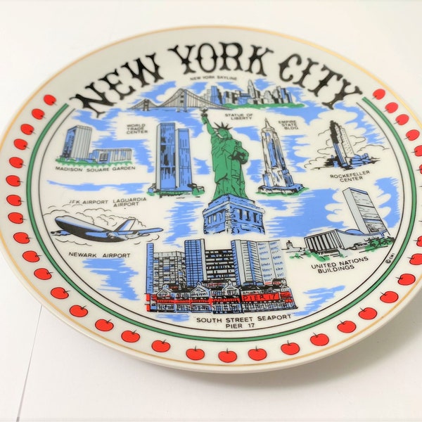 New York Plate - Etsy