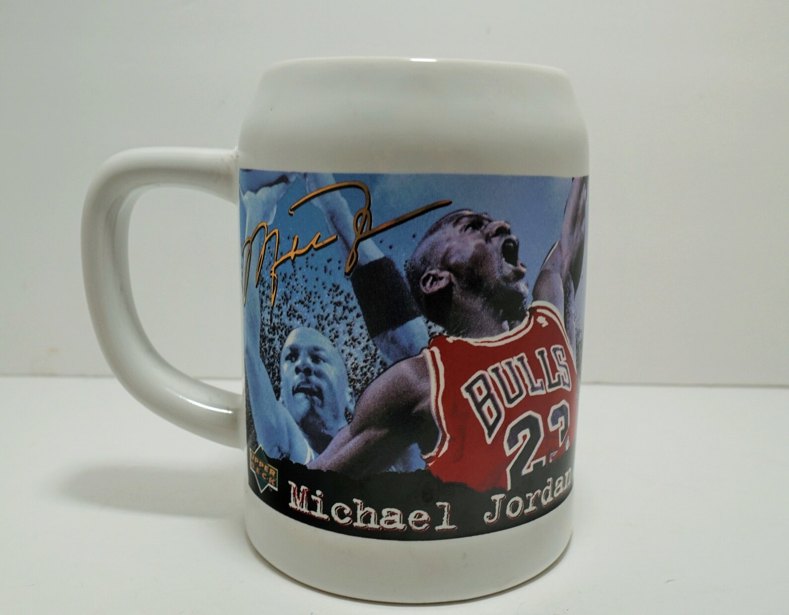Vtg Micheal Jordan 1997 Upper Deck Mug Cup Stein Tankard - Etsy