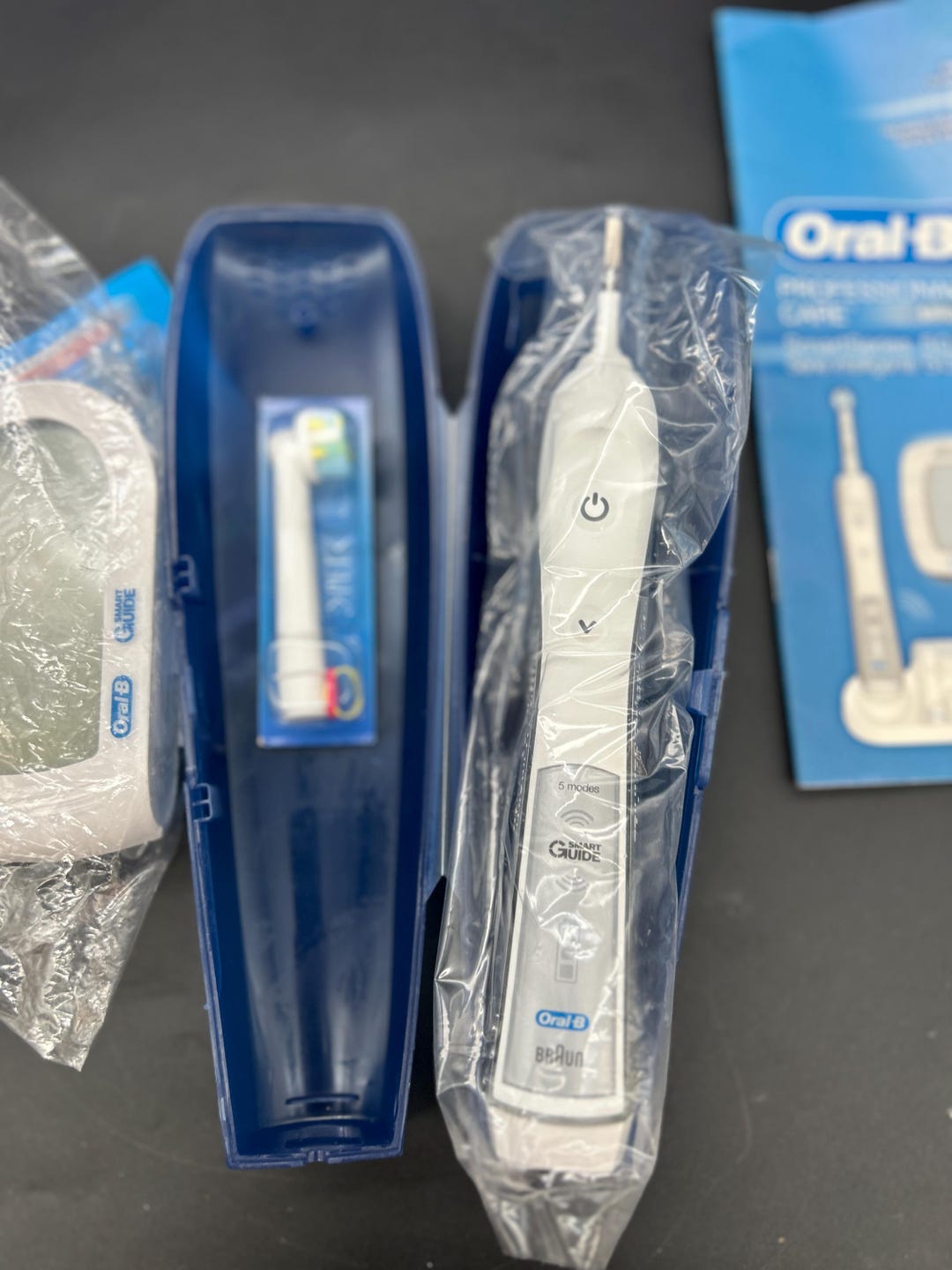 Oral-b Triumph 3762 Electric Toothbrush With New Head Plus Smart Guide ...