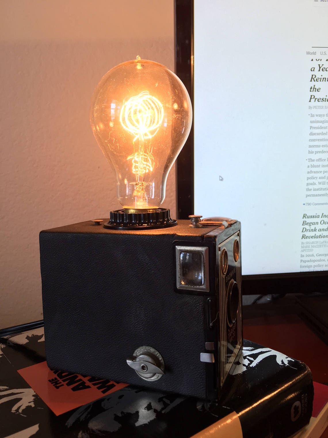 Lamp. Lightning . Box Camera Accent Light. Perfct Gift for ...