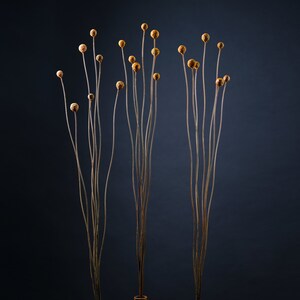 Forged Hammered Ball Flowers - Etsy