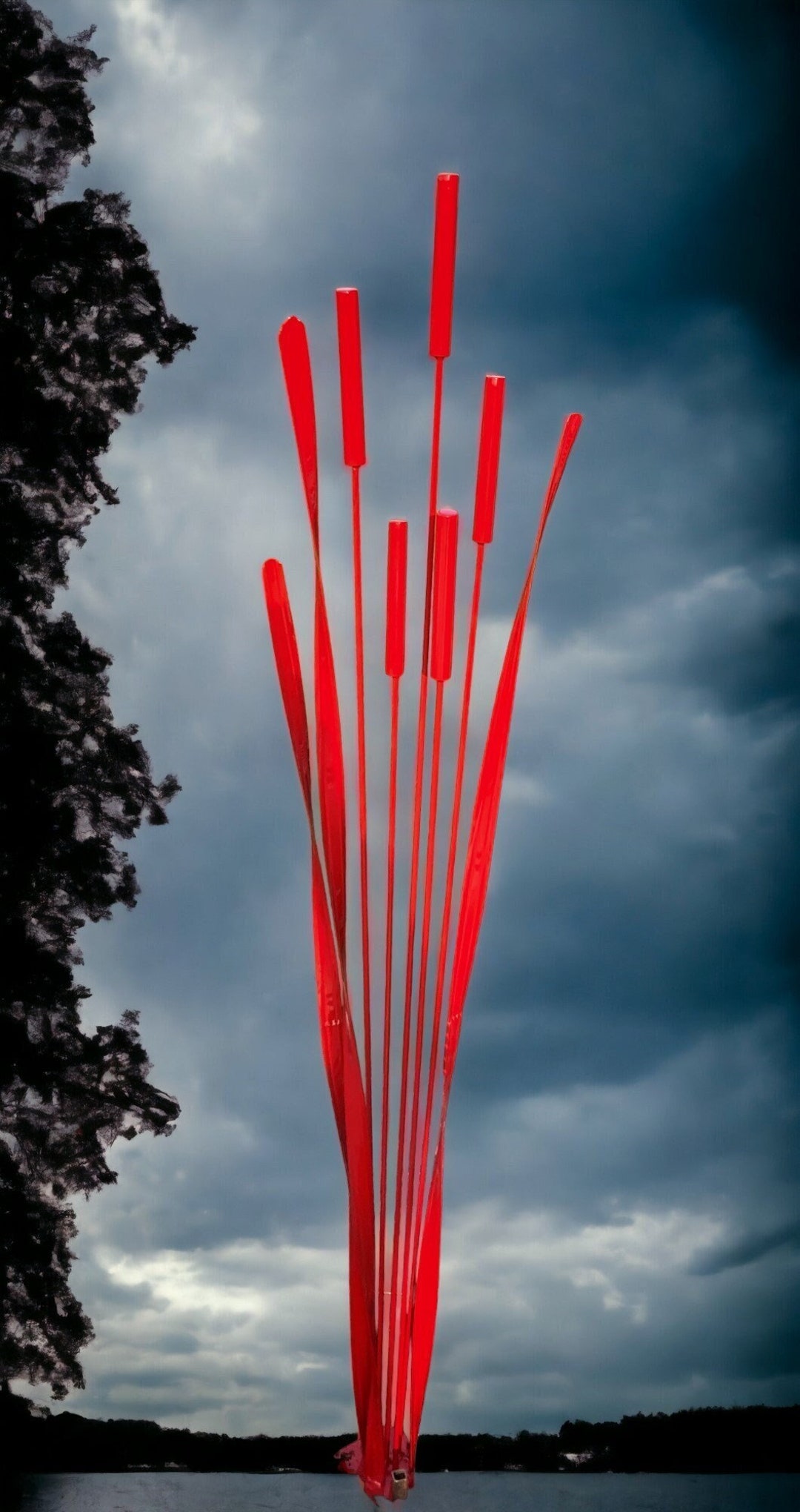 Cattails Powder Coat Finish 39" - Etsy