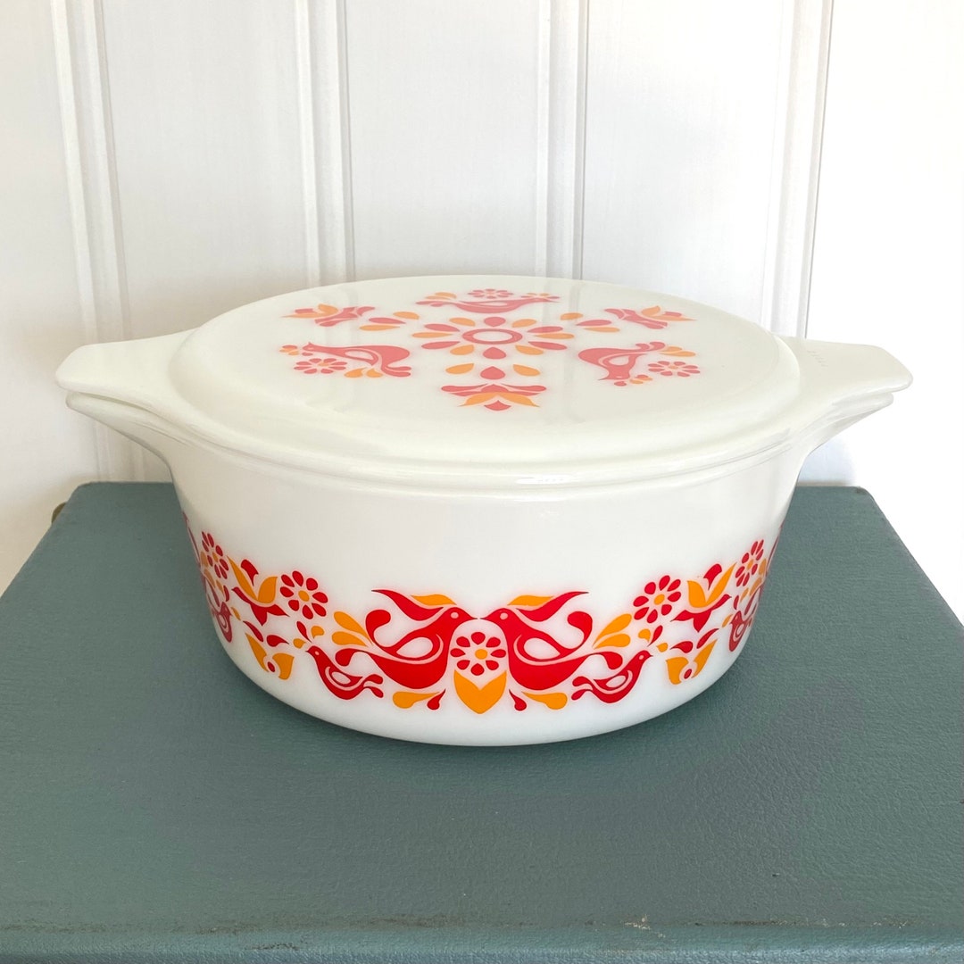 Great Condition Vintage Pyrex Friendship 2.5 Qt 475 Casserole Pot W Lid ...
