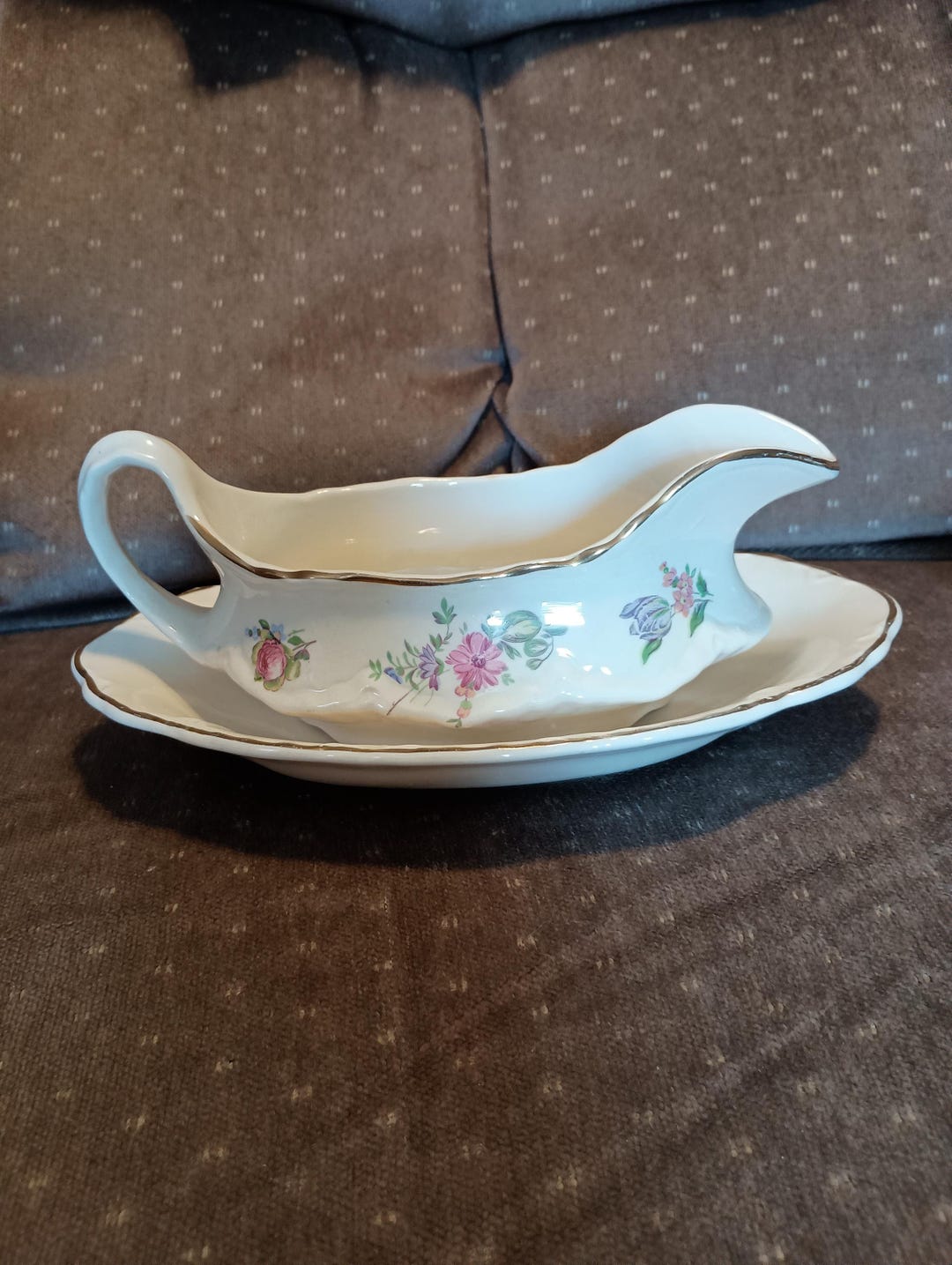 1950s Homer Laughlin Pricilla Gravy Boat With Drip Tray - Etsy