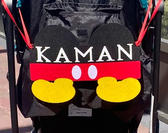 Disney Inspired Stroller Tag Stroller Tag Ears Stroller Tag Disney ...