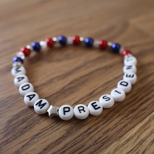 Kamala Harris Madam President Bracelet Set 2024 - Etsy