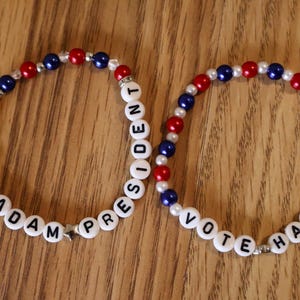 Kamala Harris Madam President Bracelet Set 2024 - Etsy