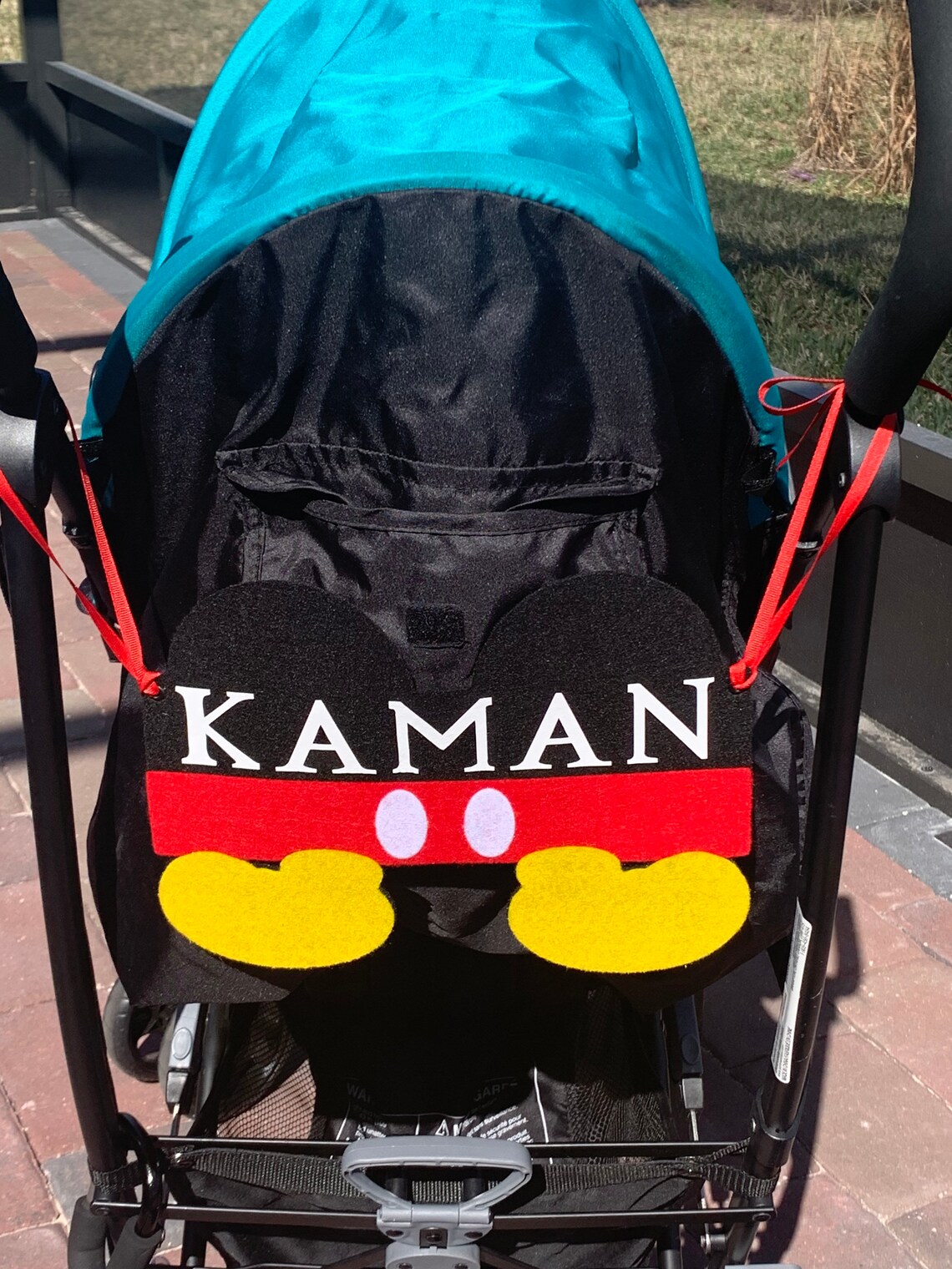 Mickey Disney Theme Stroller Tag Custom Personalized - Etsy