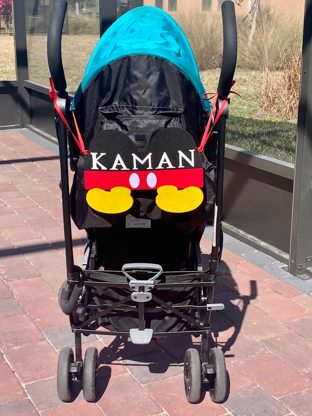 Mickey Disney Theme Stroller Tag Custom Personalized - Etsy