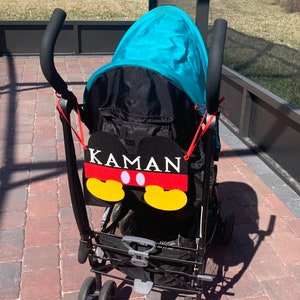 Mickey Disney Theme Stroller Tag Custom Personalized - Etsy