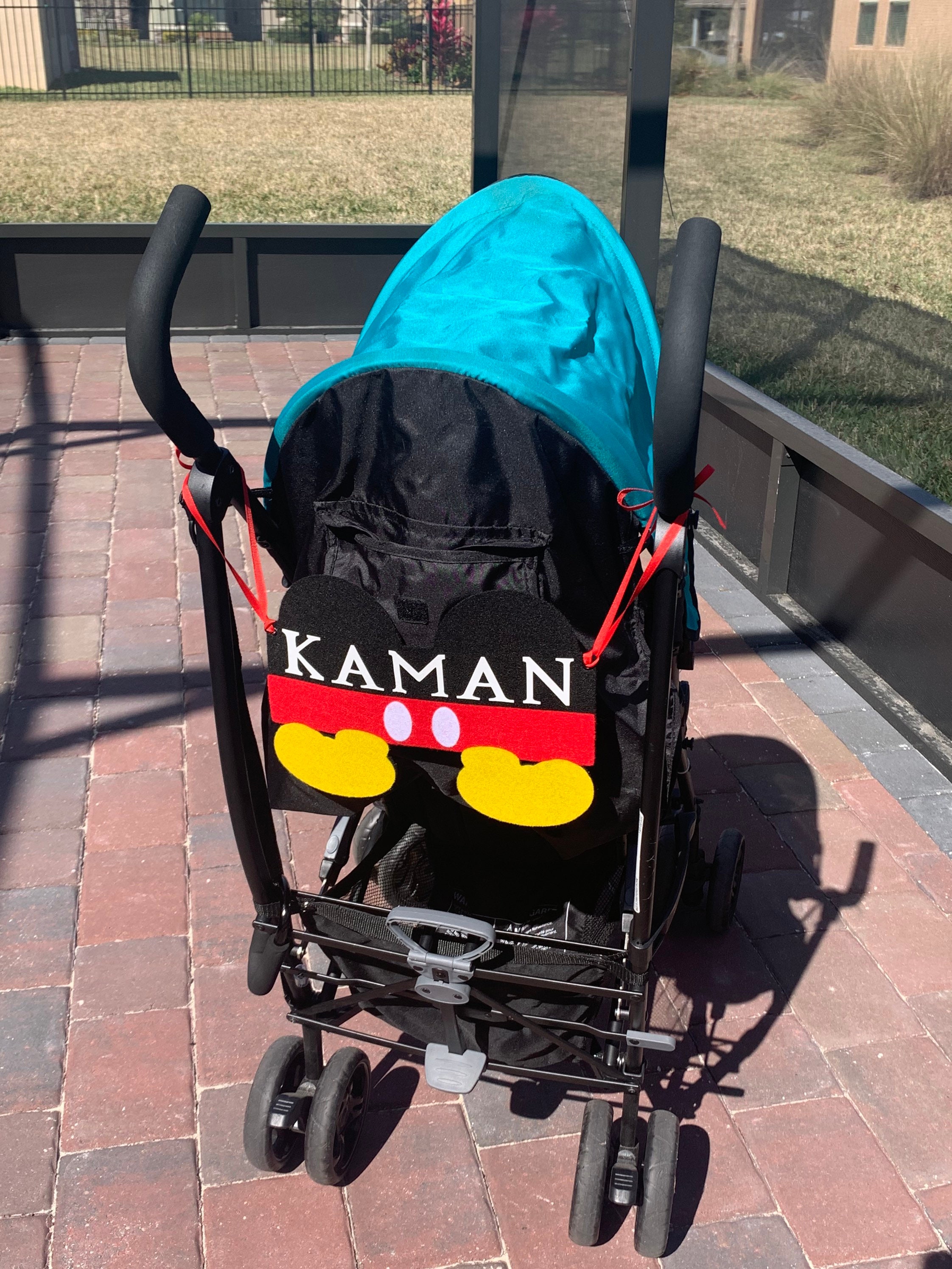 Mickey Disney Theme Stroller Tag Custom Personalized - Etsy