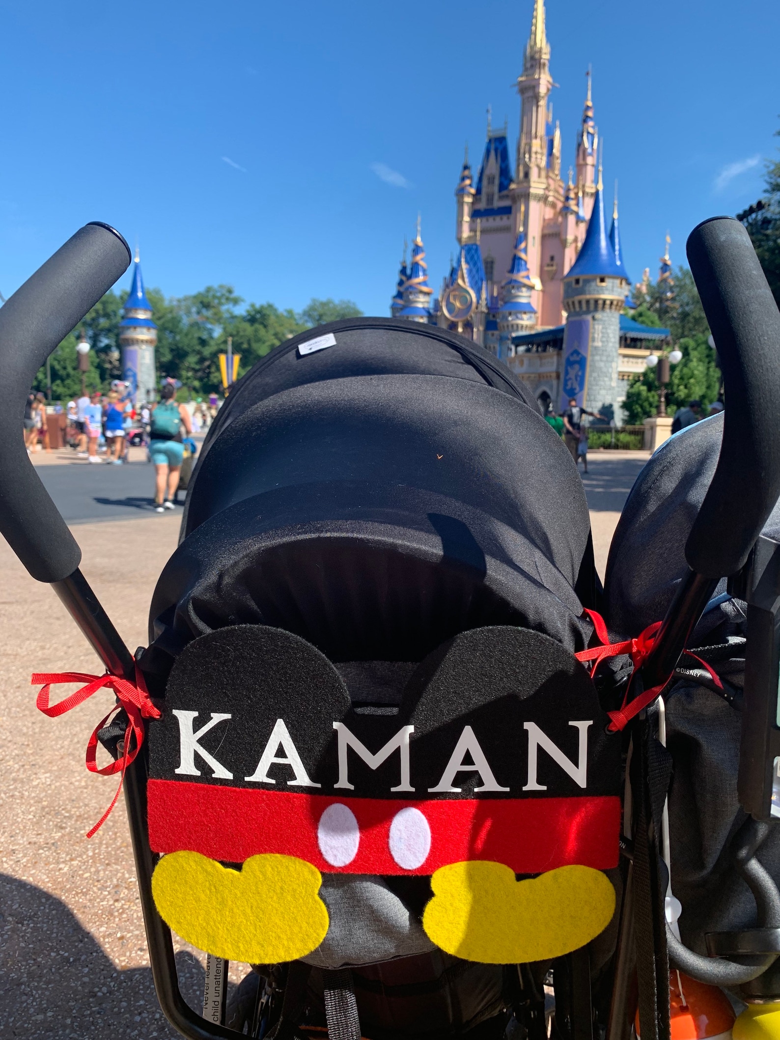 Mickey Disney Theme Stroller Tag Custom Personalized - Etsy