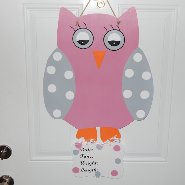 Owl Door Hanger - Etsy