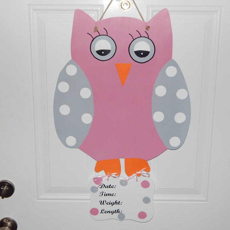 Owl Door Hanger - Etsy