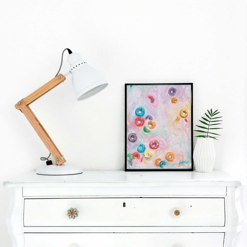 Froot Loops Instant Download Print Pastel Rainbow Cereal Milk Printable ...