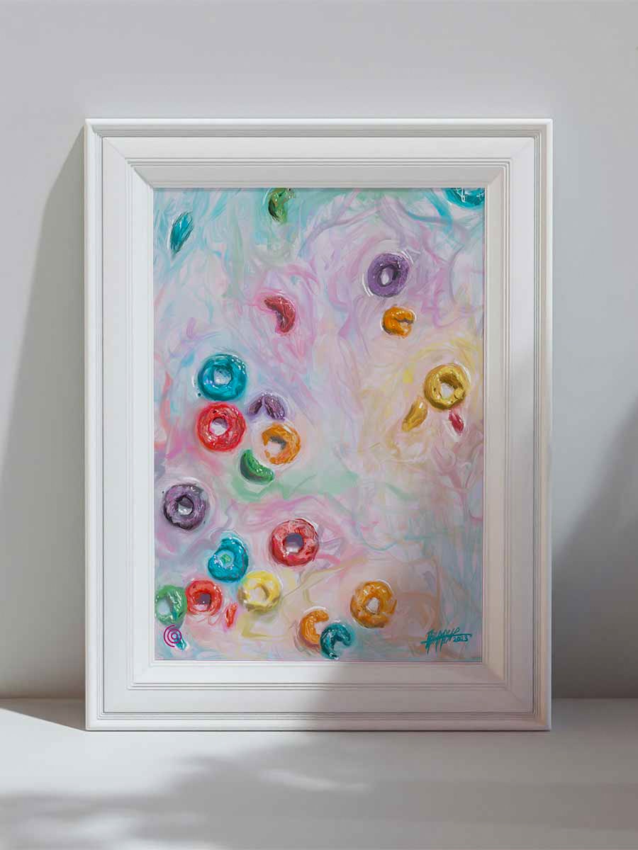 Froot Loops Instant Download Print | Pastel Rainbow Cereal Milk ...