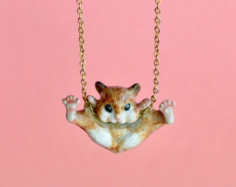 Hamster Necklace - Etsy