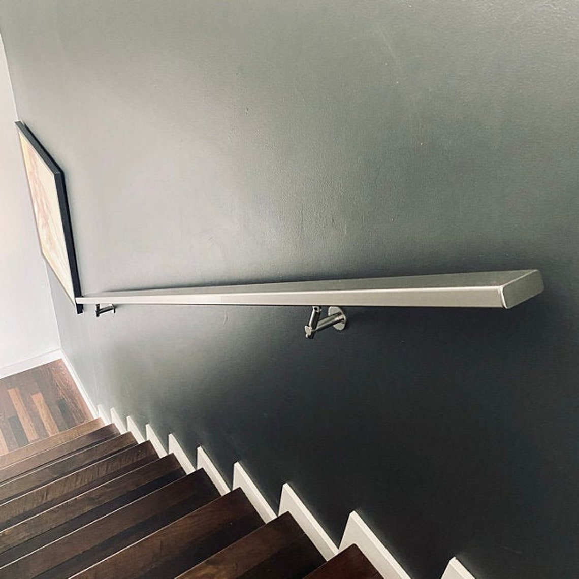 LED Square Flat Wall Mount Modern Stair Hand Rail Staircase - Etsy